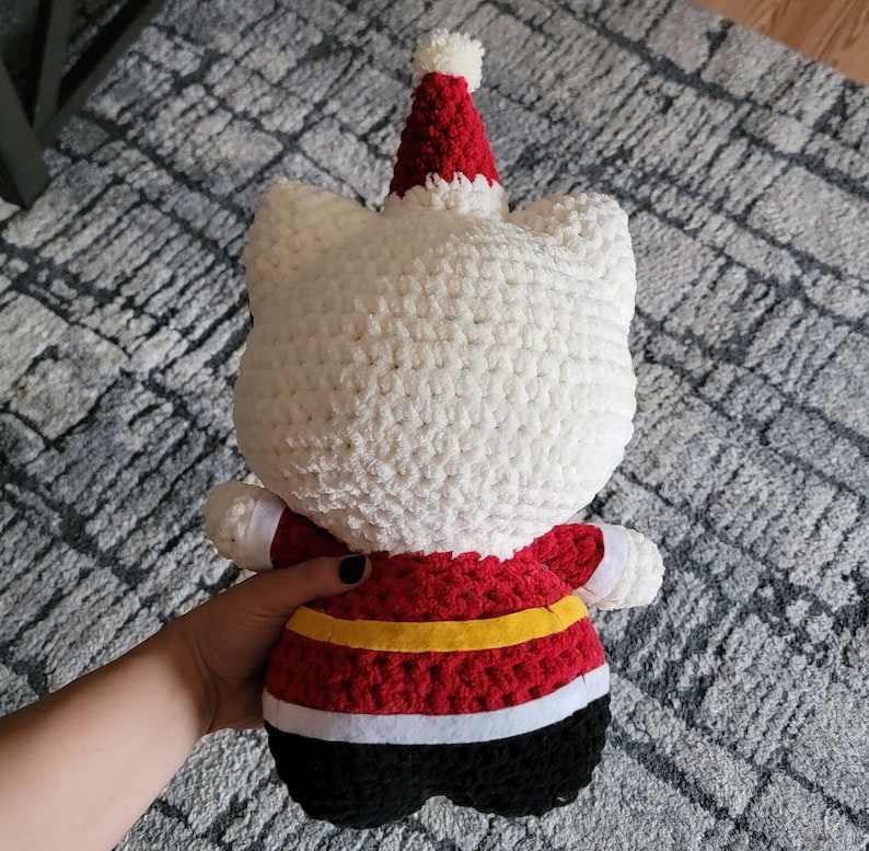 Santa Kitty Crochet Pattern - Etsy