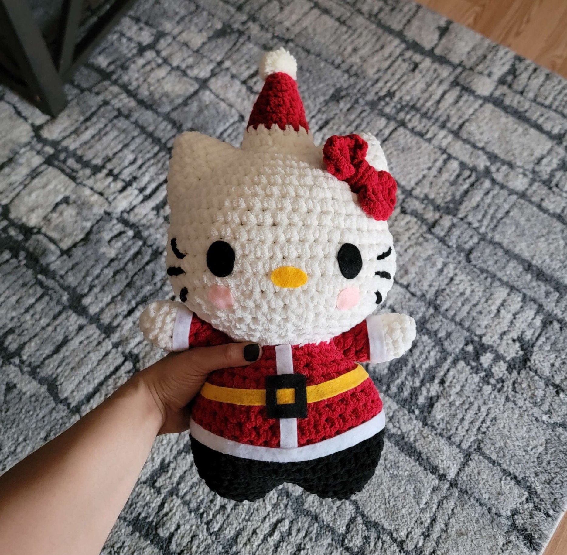 Santa Kitty Crochet Pattern - Etsy