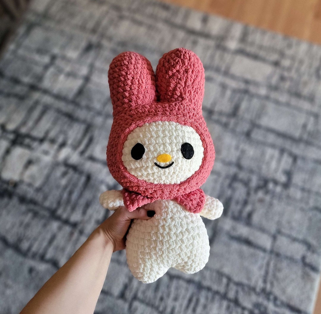 Pink Bunny Crochet Pattern [amigurumi Bunny][kawaii Bunny Pattern ...