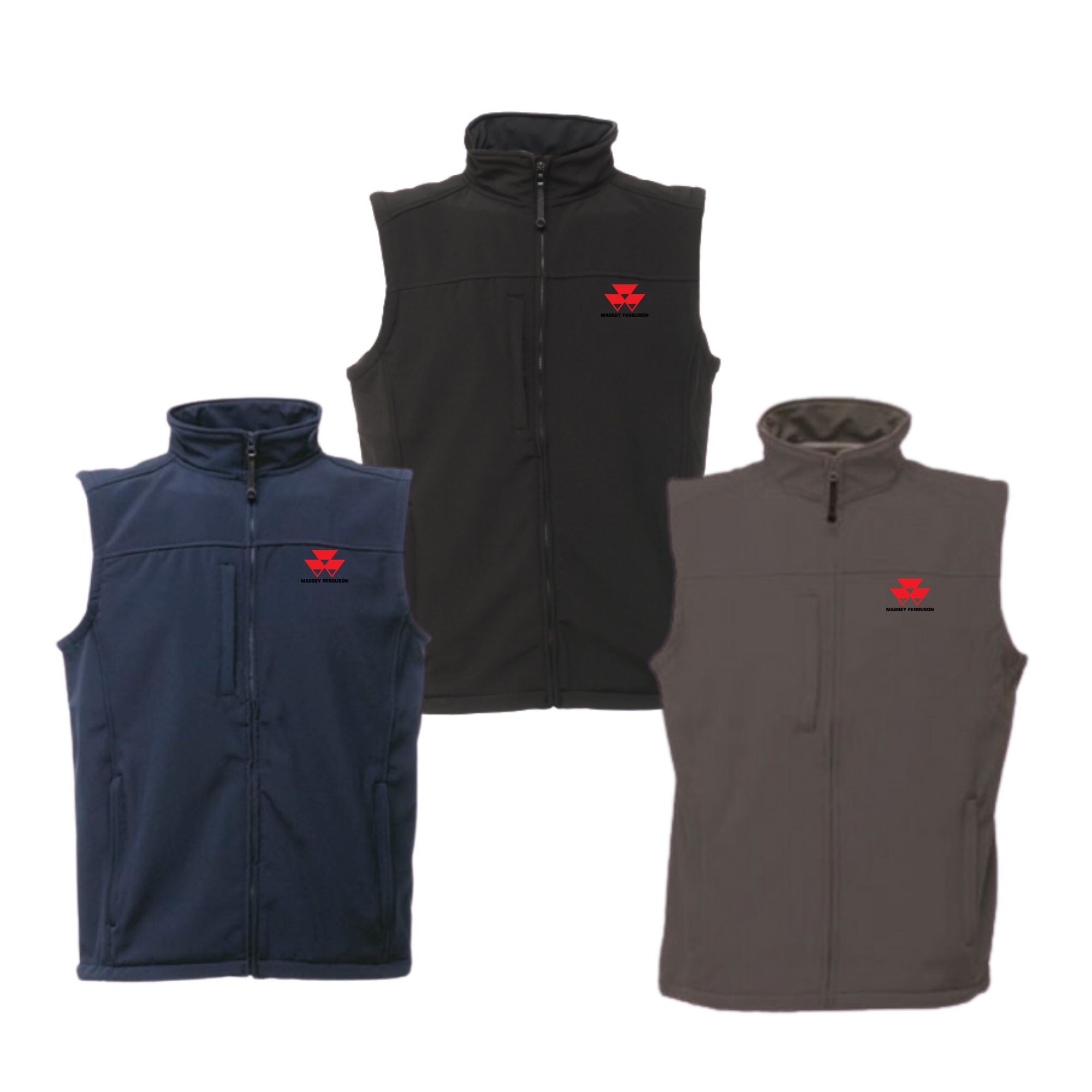 Massey Ferguson Flux Body Warmer Softshell Personalised Etsy