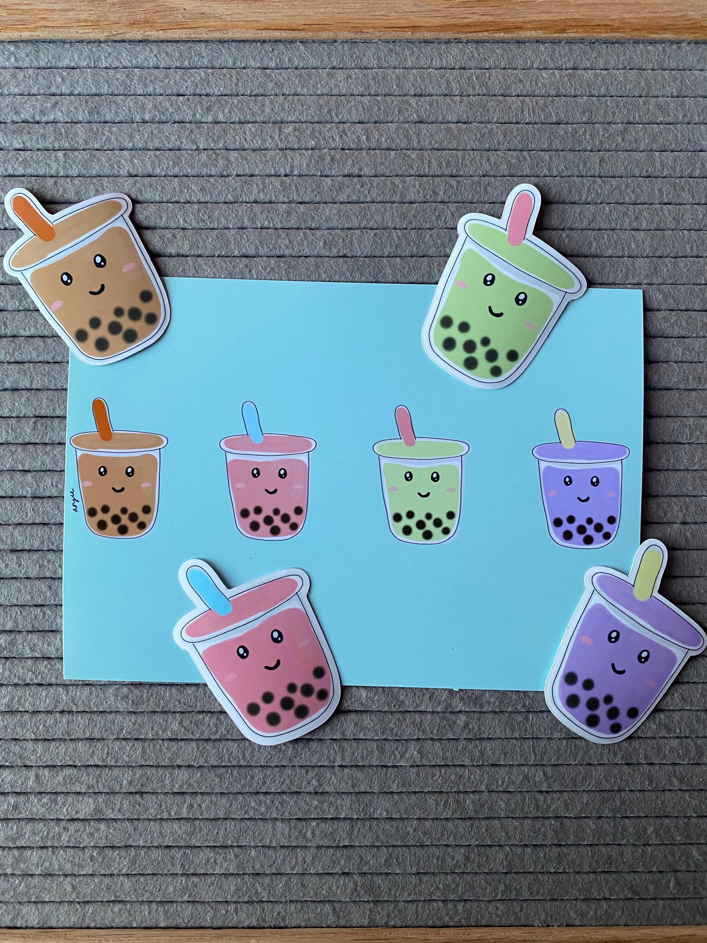 Cute Boba Milk Tea Sticker perfect for Laptops, Water Bottles, Journals ...
