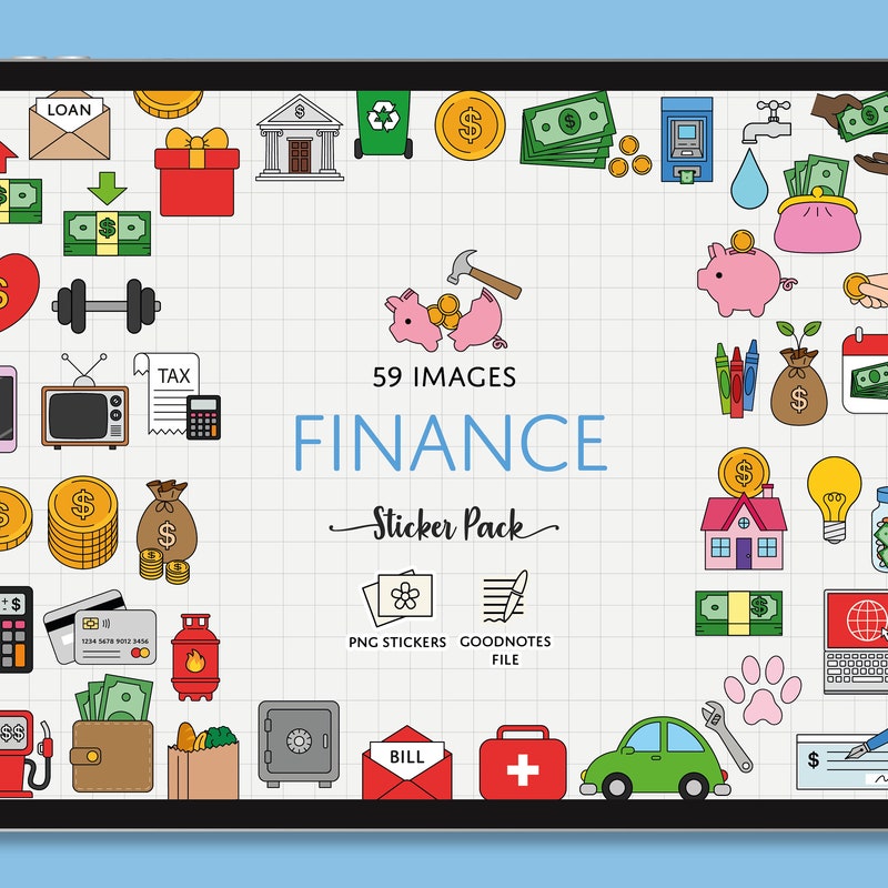 Finance Stickers - Etsy