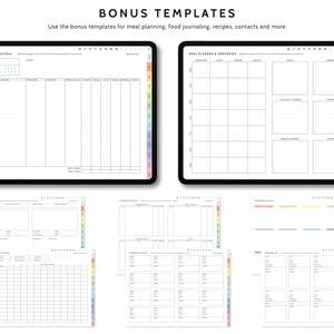 Digital Planner Goodnotes Undated Digital Daily Planner Notability Xodo ...
