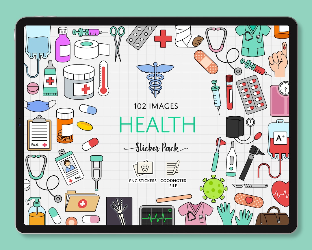 Medical Digital Stickers, Nurse Goodnotes Planner, Hospital Sticker ...