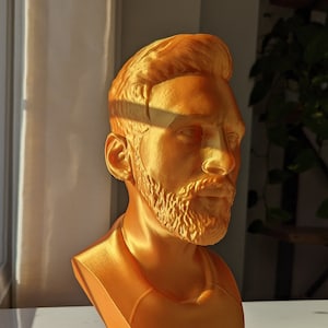 Lionel Messi Statue 3D Printed Fridge Magnet Soccer Football Fan Gift ...