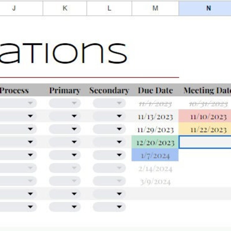 Caseload Spreadsheet - Etsy