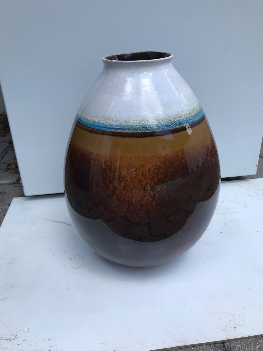 MCM RAYMOR Art Pottery Large Vase 16” - Made in Italy - Etsy