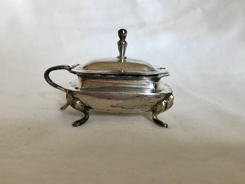 Vintage Sterling Silver Victorian Footed Salt Cellar - Made in Mexico ...