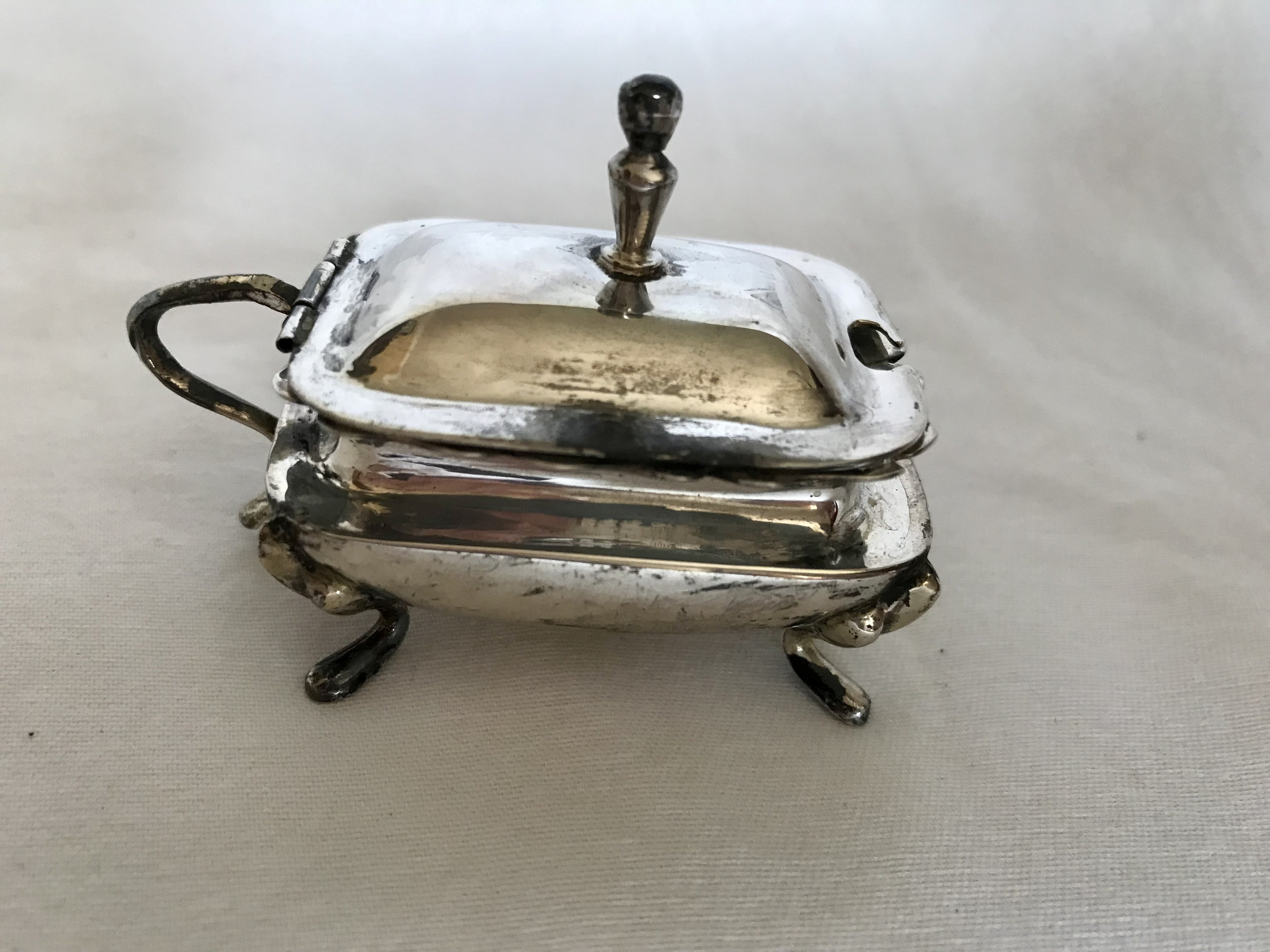 Vintage Sterling Silver Victorian Footed Salt Cellar - Made in Mexico ...