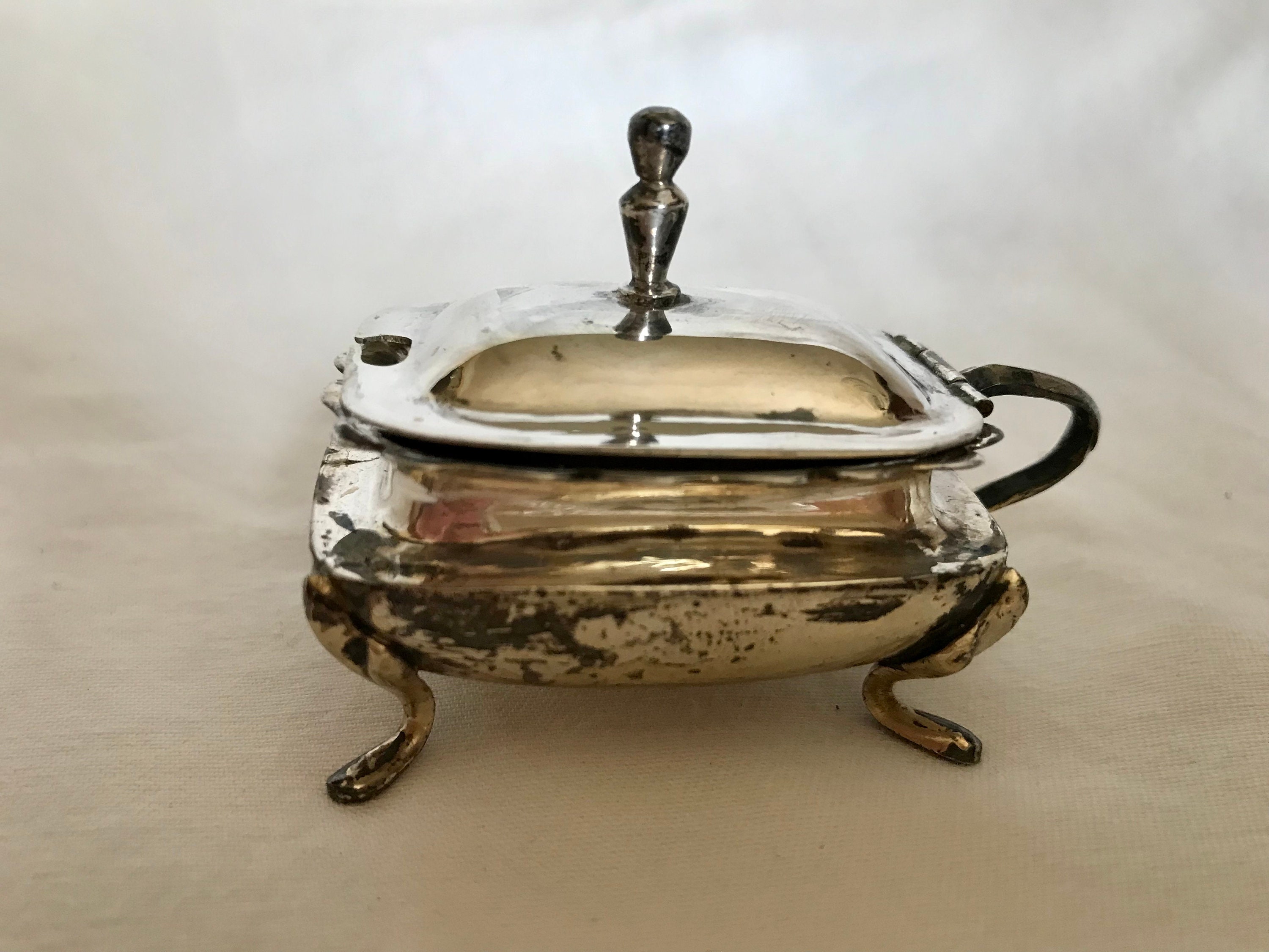 Vintage Sterling Silver Victorian Footed Salt Cellar - Made in Mexico ...