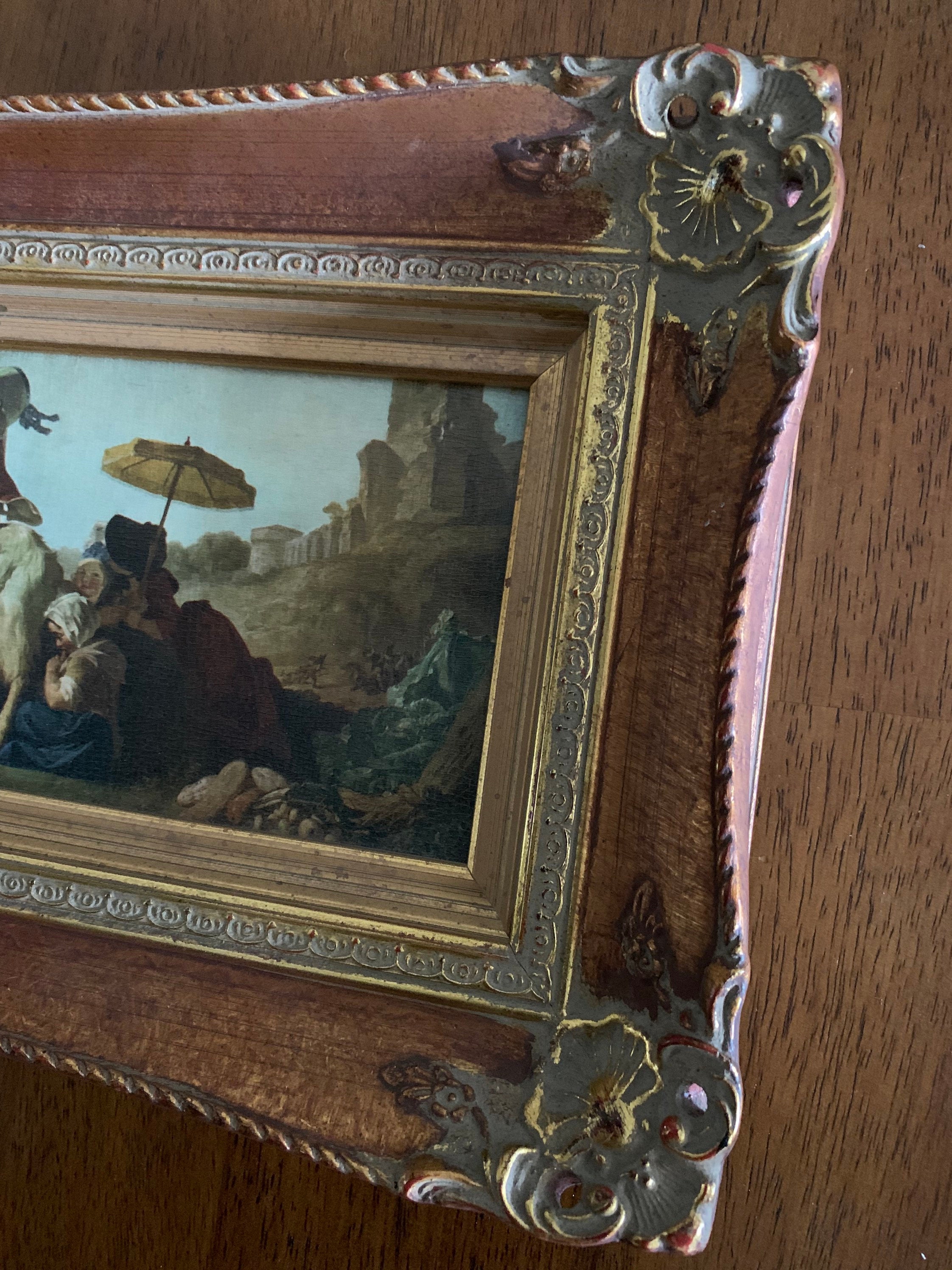 Vintage Framed Artwork - Etsy