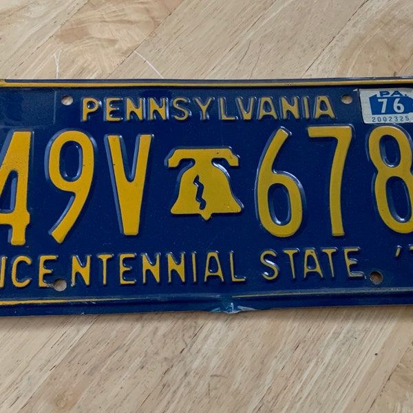 1976 License Plate - Etsy