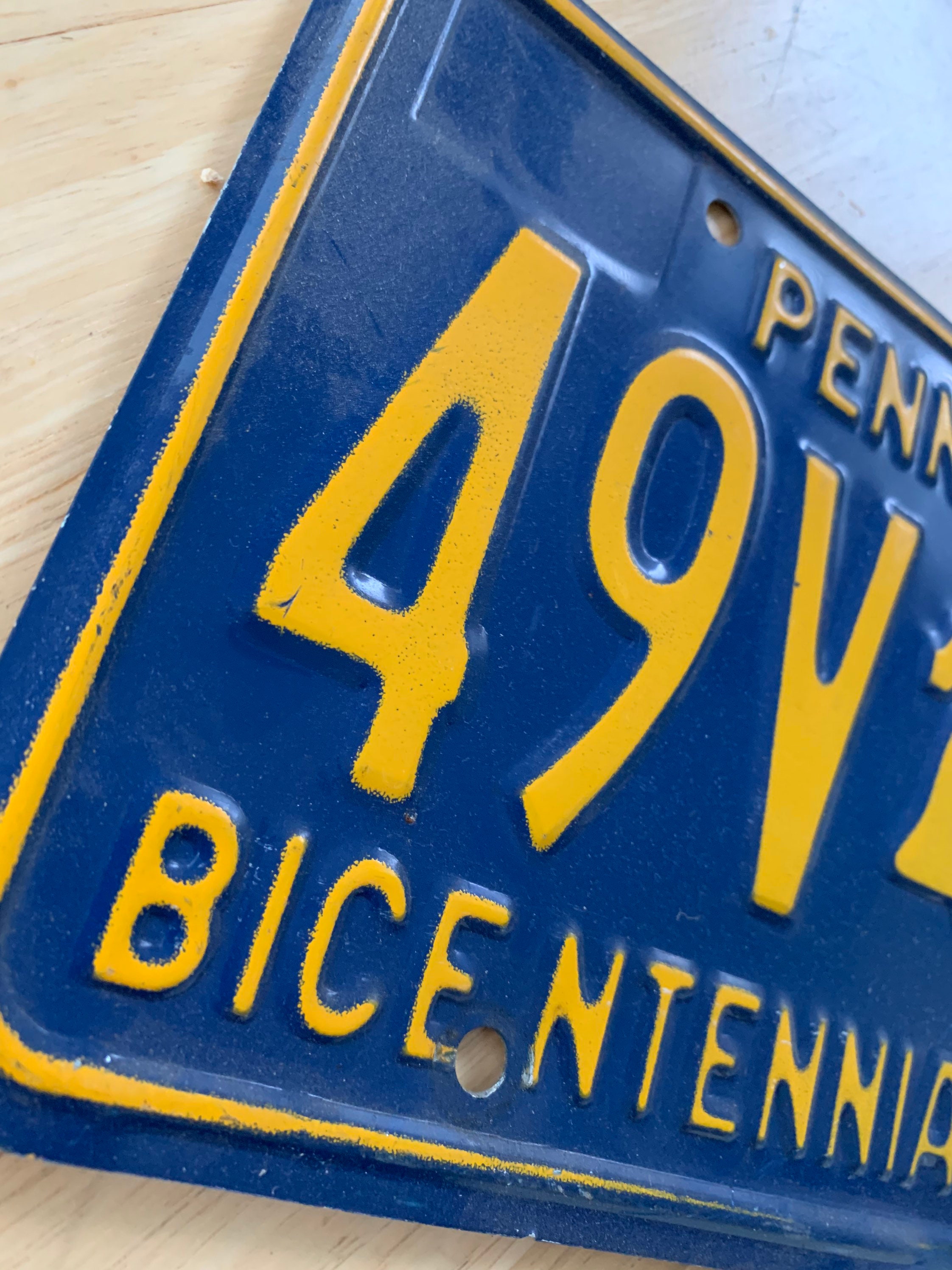 Pennsylvania Bicentennial License Plate - Etsy