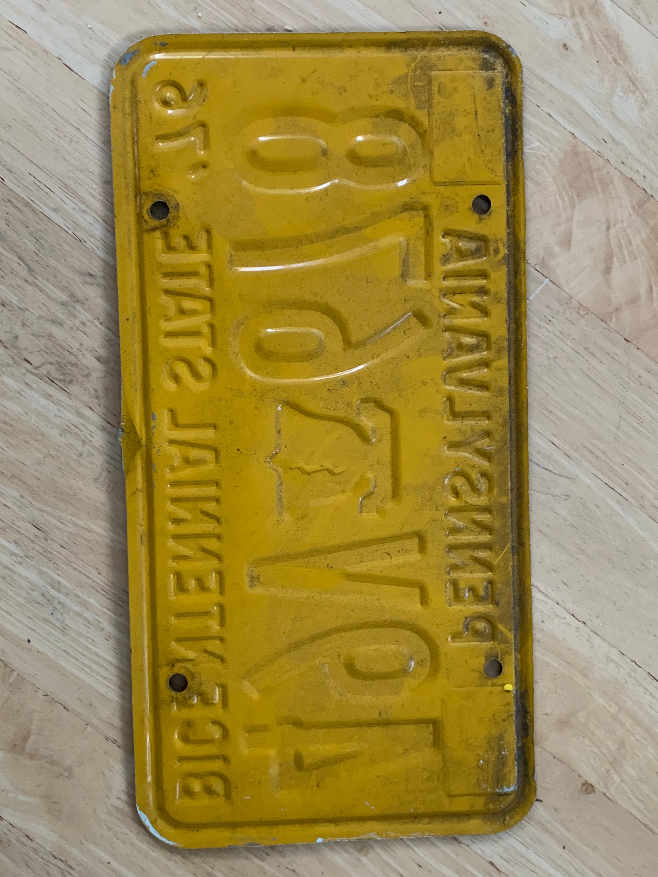 Pennsylvania Bicentennial License Plate - Etsy