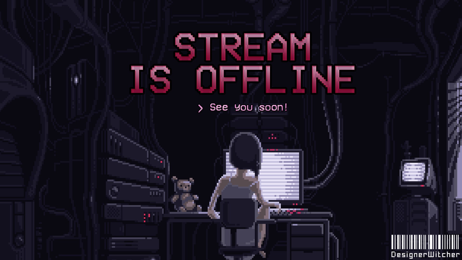 Cute 4x Animated Twitch Stream Screens Banner Pack Cyberpunk | Etsy