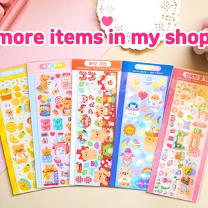 10 Korean Snacks Sticker Pack Water Resistance Laminated Die - Etsy ...