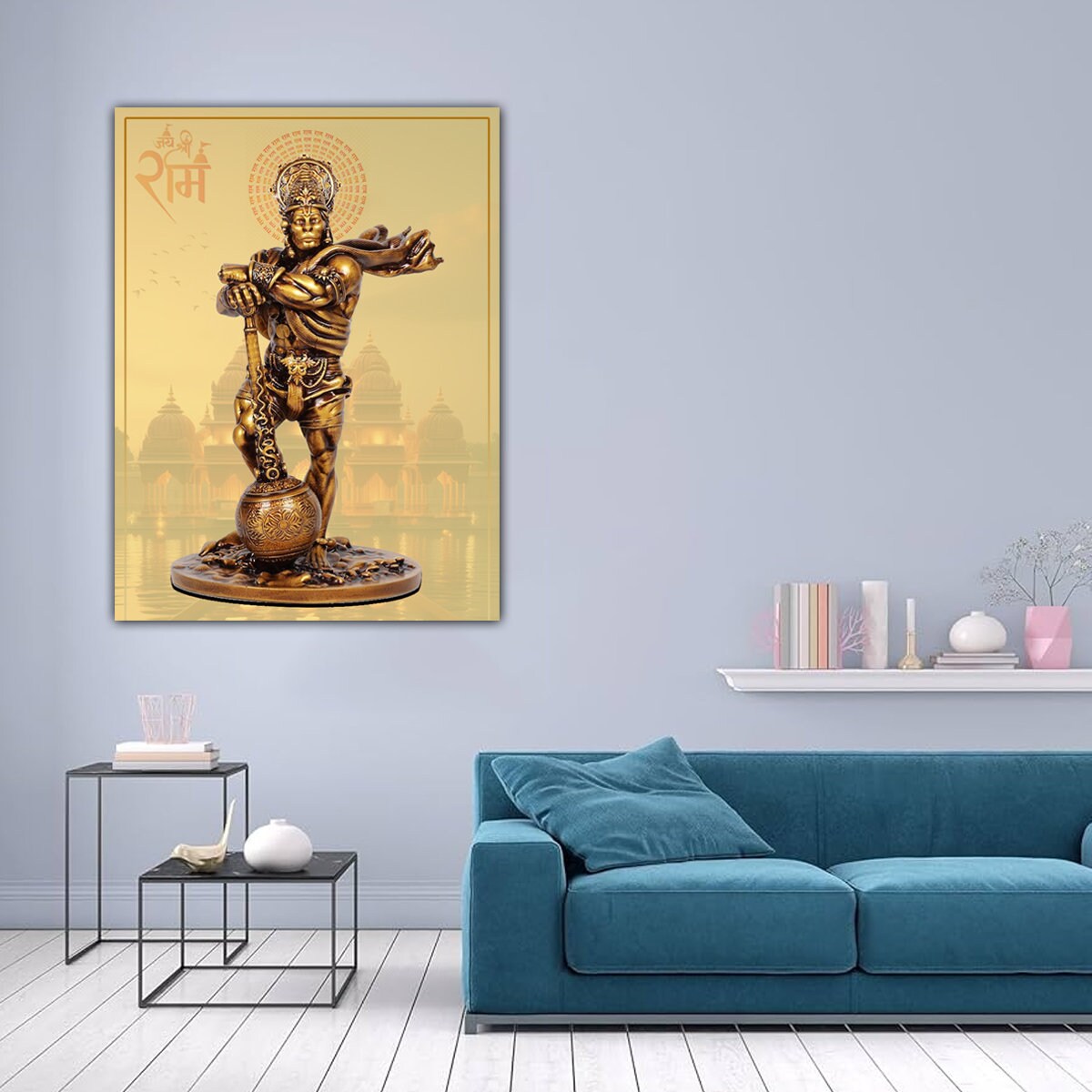 Hanuman Bahubali Hanuman Wall Art/exquisite Bahubali Hanuman Wall Art ...