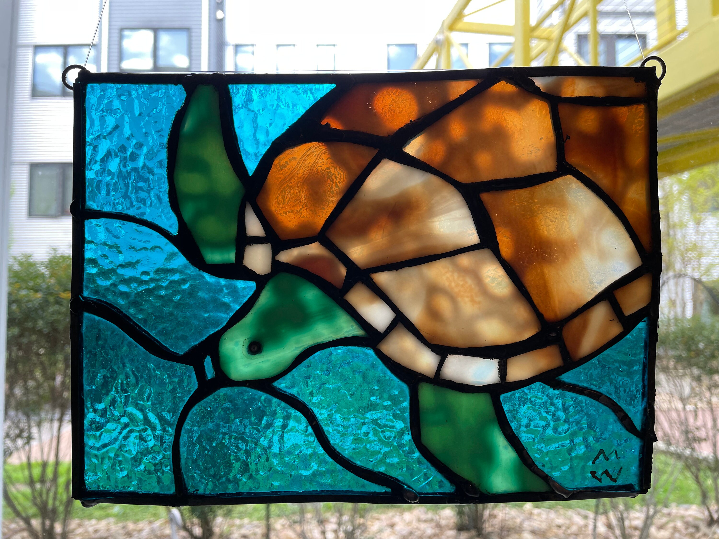 Stained Glass Sea Turtle-made to Order - Etsy