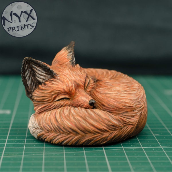 Sleeping Fox - Etsy