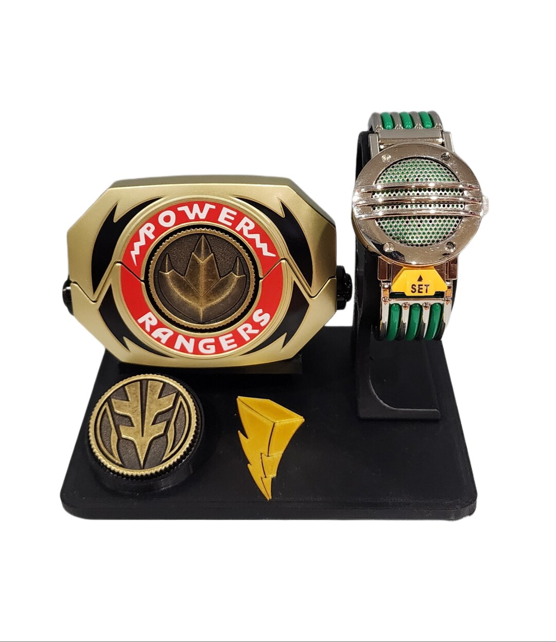 Power Ranger Legacy Morpher, Coin and Communicator Stand 3D Printed ...