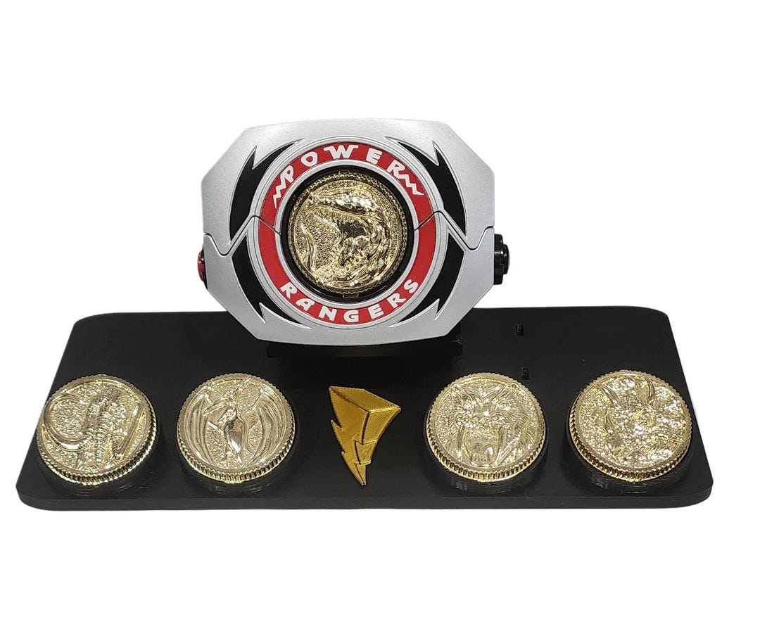 Power Ranger Lightning Morpher, Coin and Communicator Stand 3D Printed ...