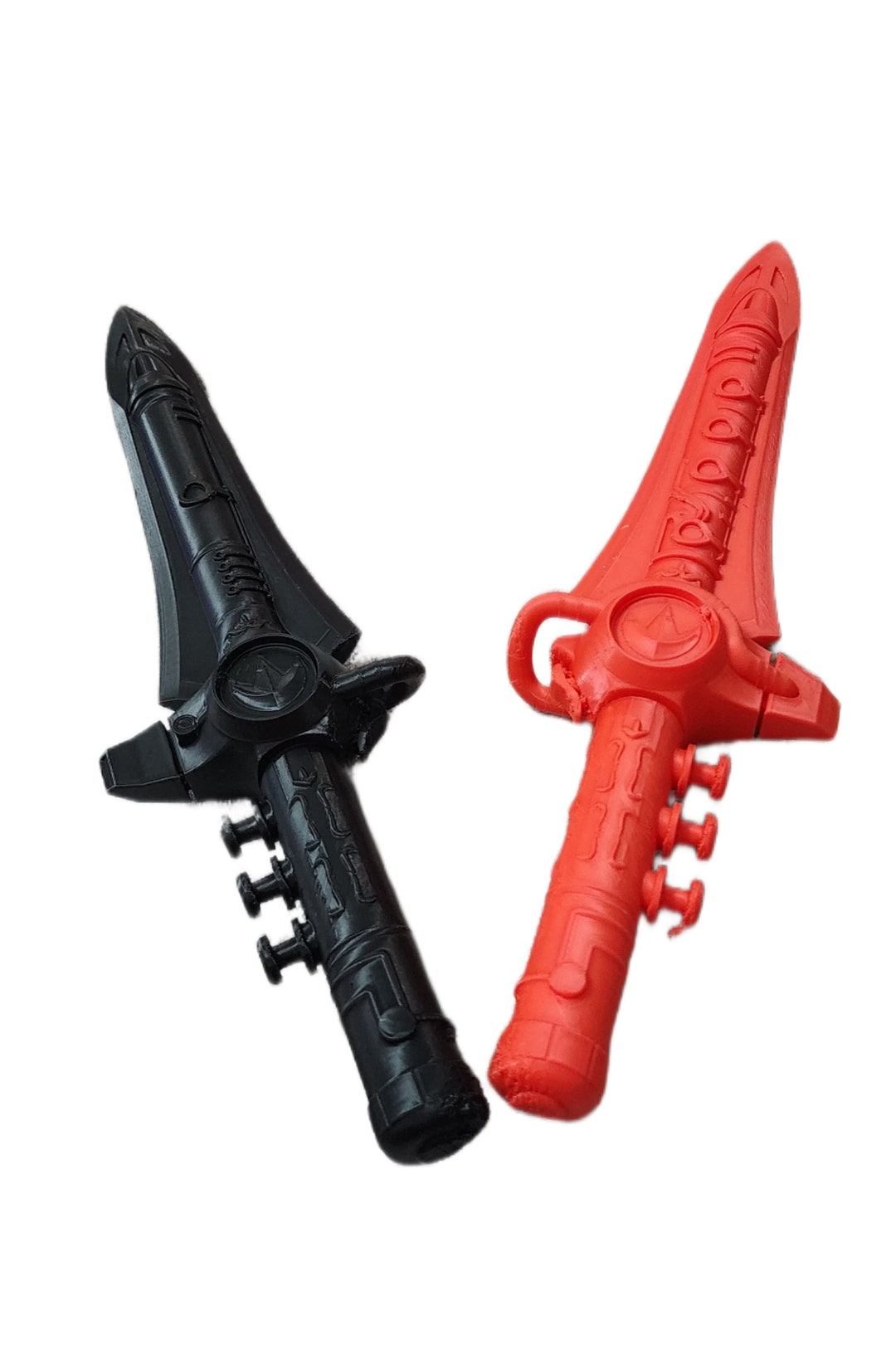 3D Printed Mighty Morphin Green Dragon Dagger Replica Kit - Etsy