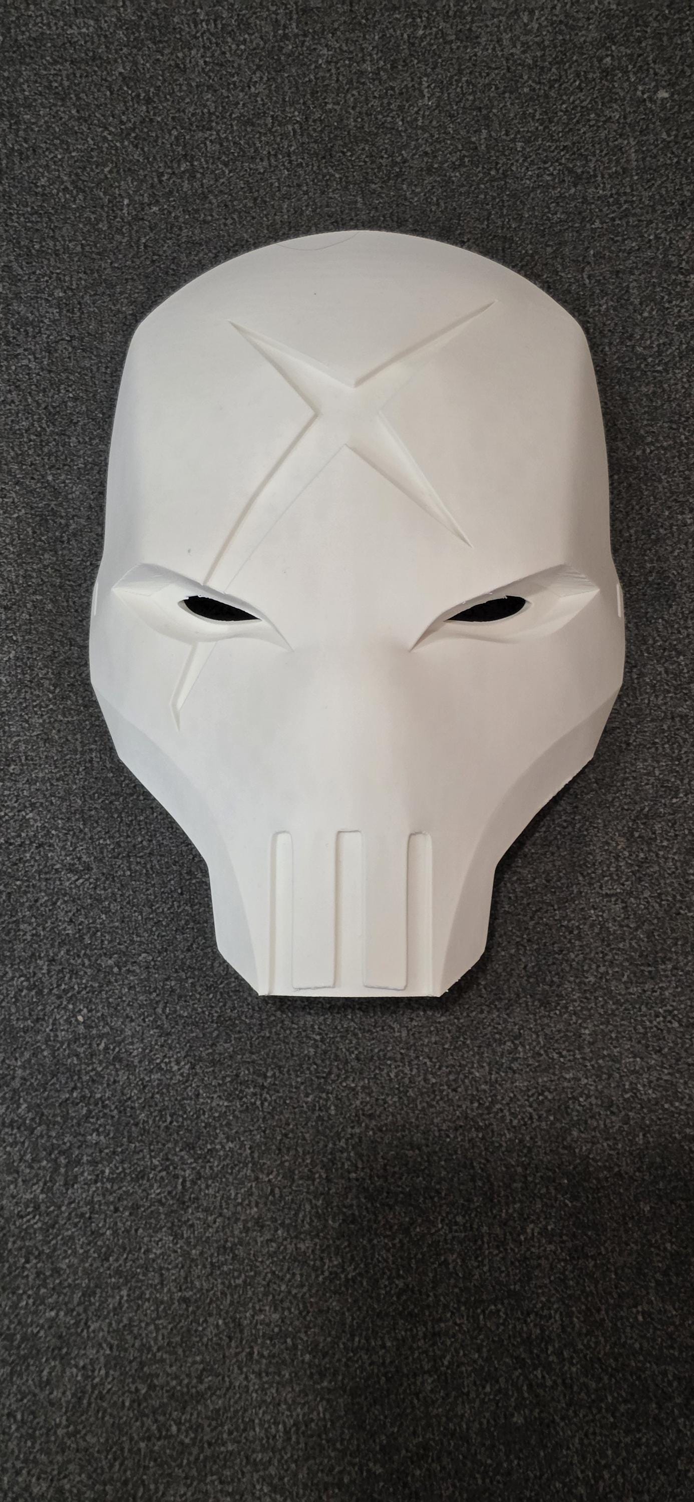 3D Printed Red X Mask | Cosplay Mask | Superhero Style Mask | Costume ...