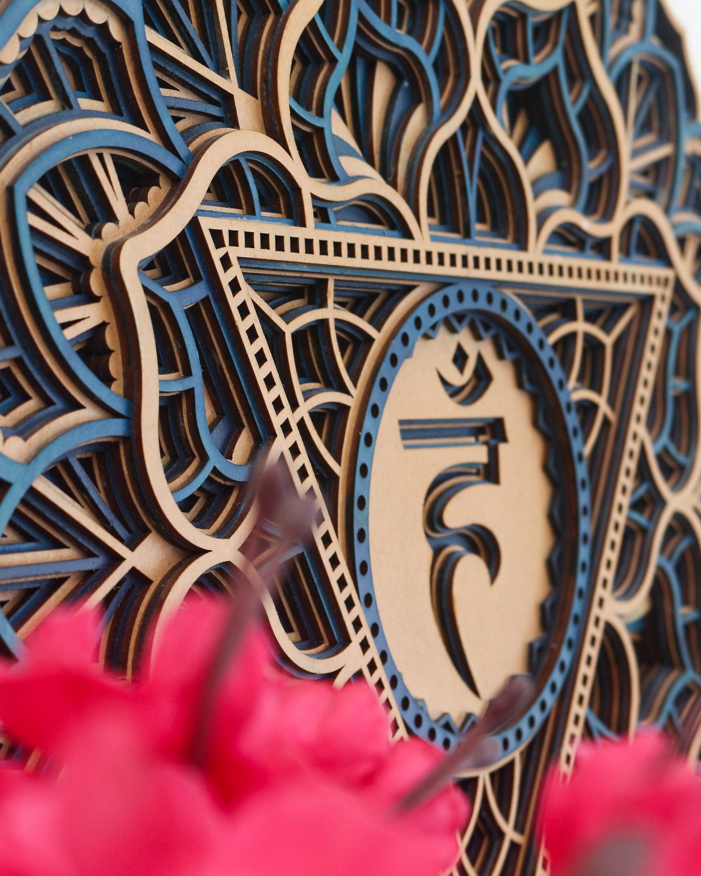 Wooden Mandala Wall Art Living Room Décor Spiritual Wall Décor House ...