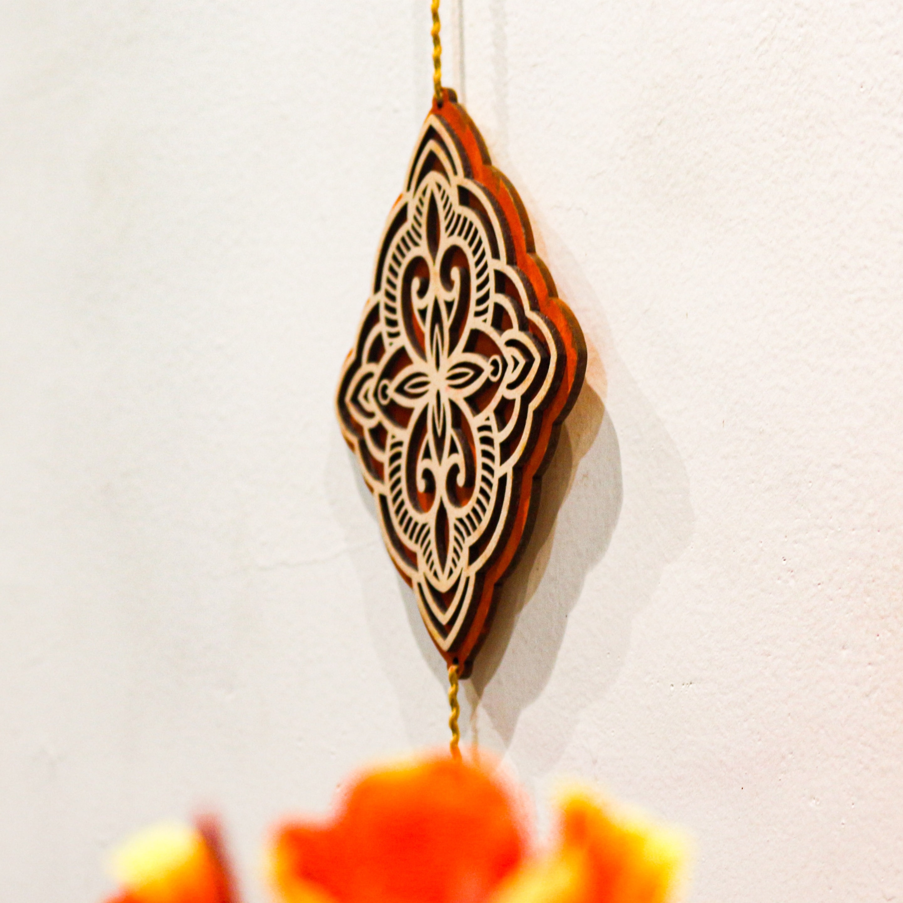 Toran Hanging Flower Toran Door Décor Mandala Wall Art Gift Wall Art ...