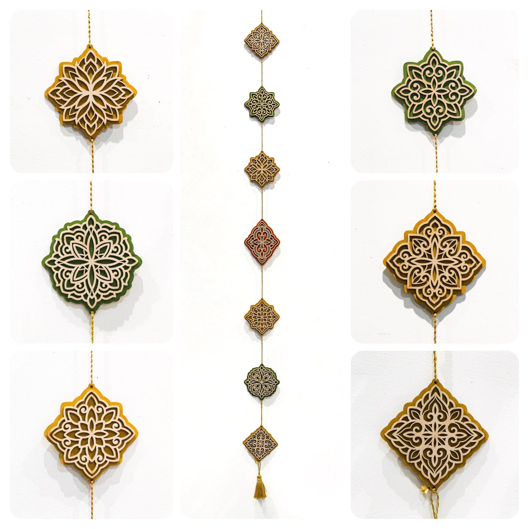 Toran Hanging Flower Toran Door Décor Mandala Wall Art Gift Wall Art ...