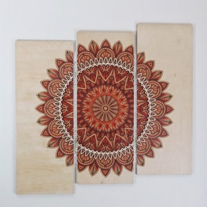 Mandala Wall Art Mandala Living Room Decor Wall Art Gift House Gift Art ...