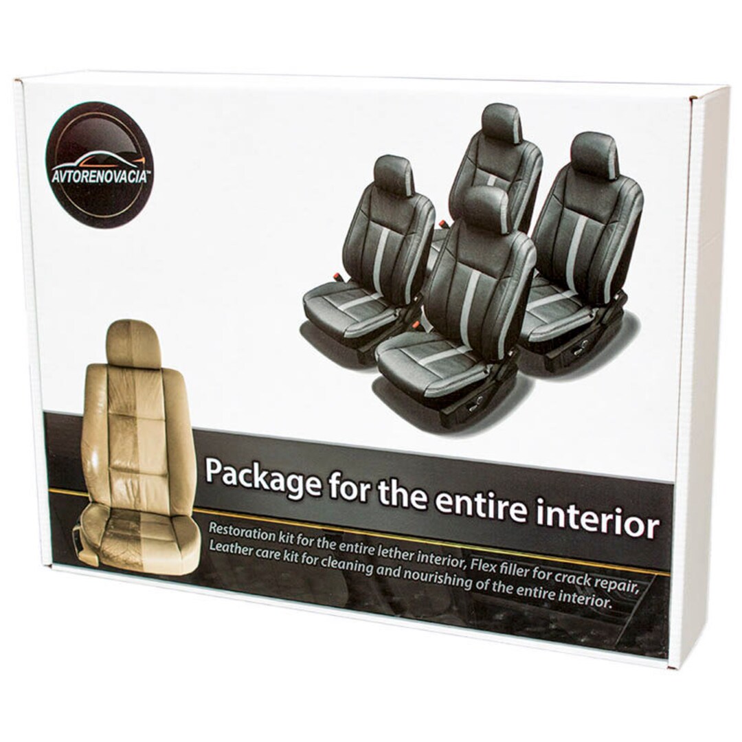 Car Interior Restoration Kit: Leather Seat Cover Repair, DIY Auto ...