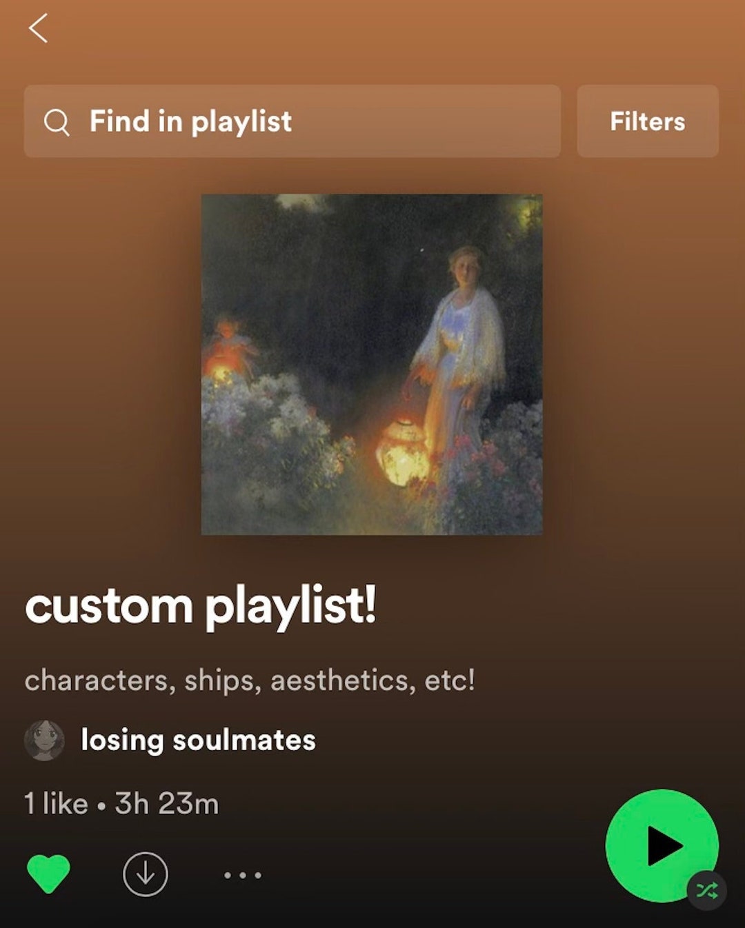 Custom Spotify Playlist, Character Inspired, Gift - Etsy
