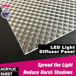 PRISMATIC Light Diffusing Acrylic Sheet Light Diffuser Panel Perspex ...