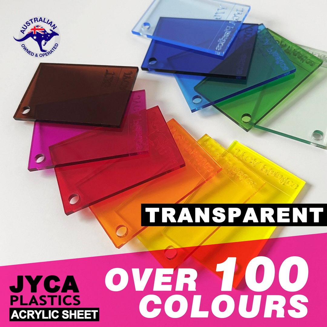COLOUR TINT TRANSPARENT Acrylic Sheet Colour Tinted Perspex Sheet Panel ...