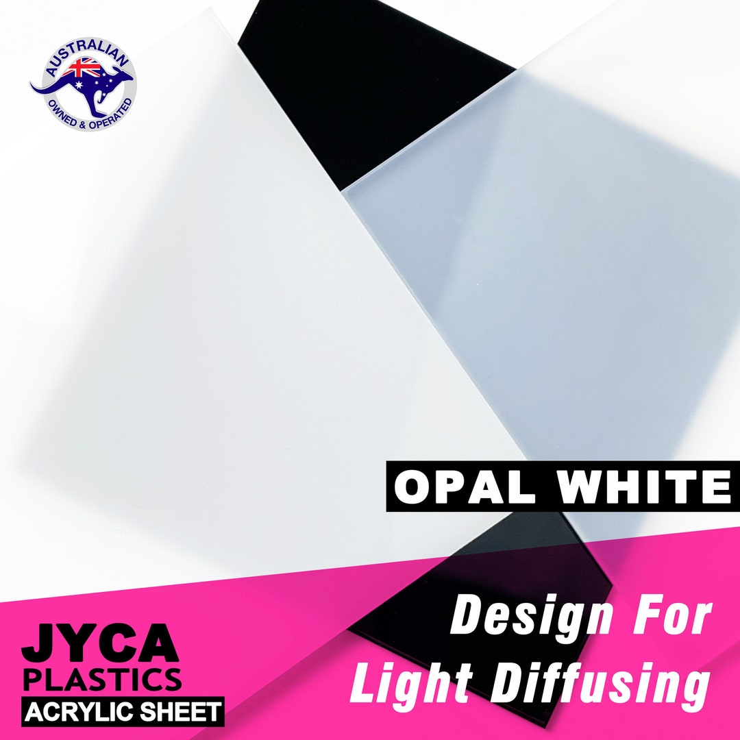 OPAL WHITE Acrylic Sheet Light Diffuser Panel Perspex Sheet 【different ...
