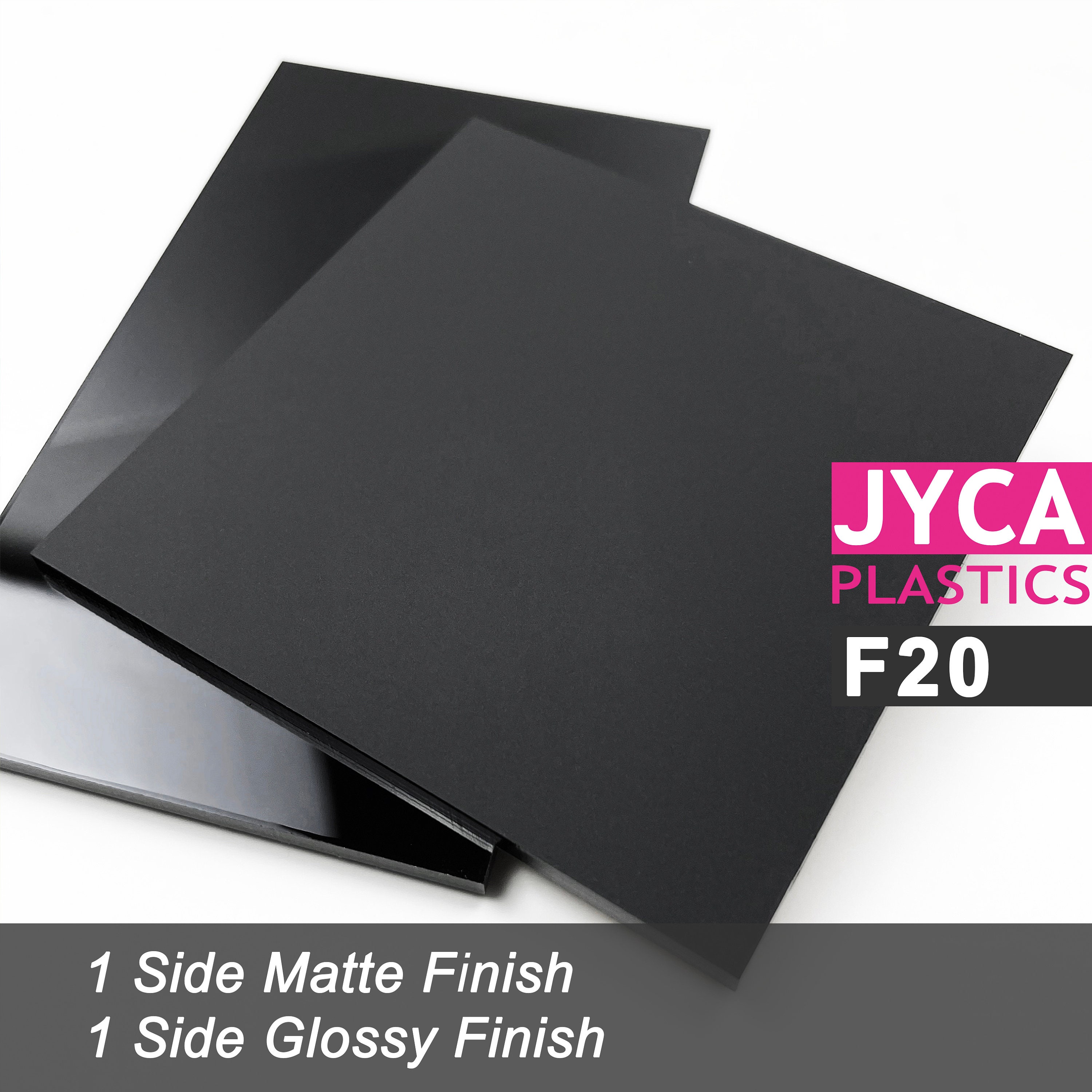 Matte Black & Matte White Acrylic Sheet Perspex Panel 【2mm / 3mm / 6mm ...