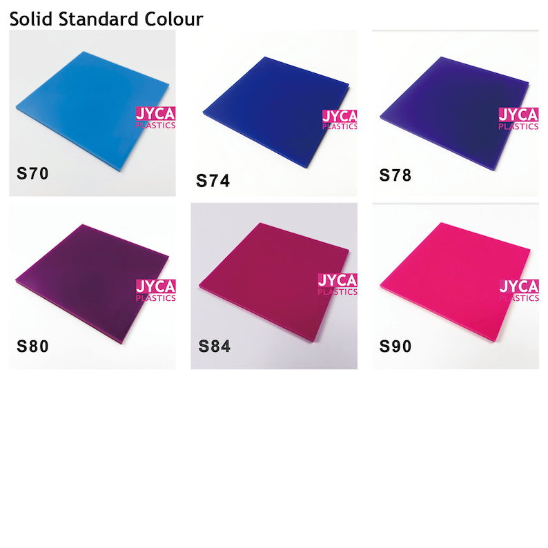 SOLID COLOUR Acrylic Sheet Perspex Sheet Panel 【massive Colour Options ...