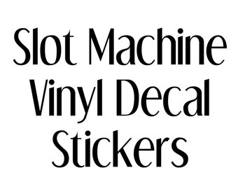 Slot Machine Decal - Etsy