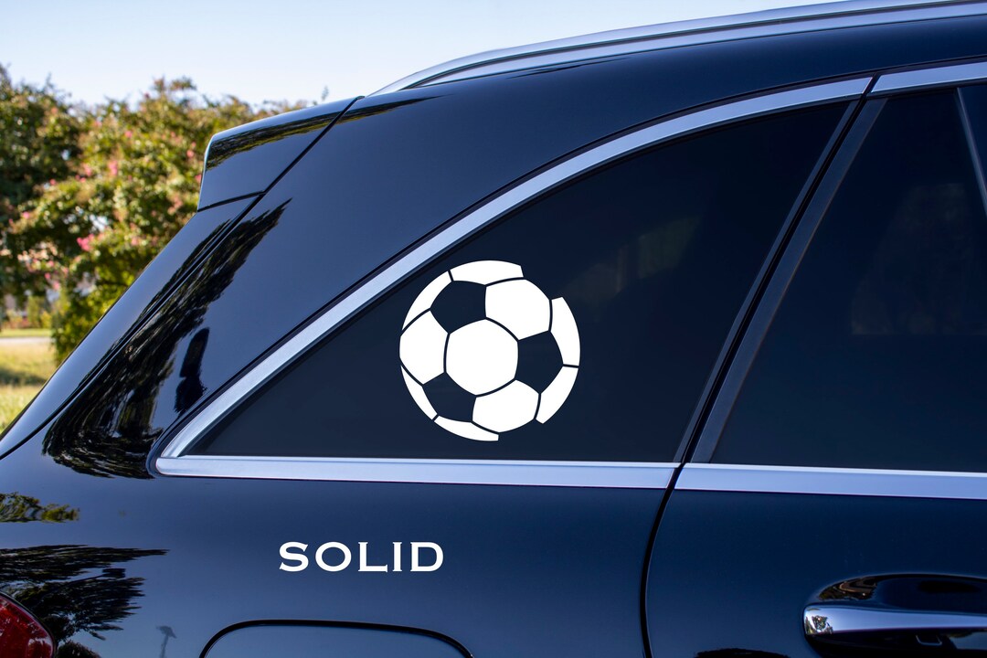 Soccer Ball Vinyl Decal Sports Vinyl Decal Car Window - Etsy