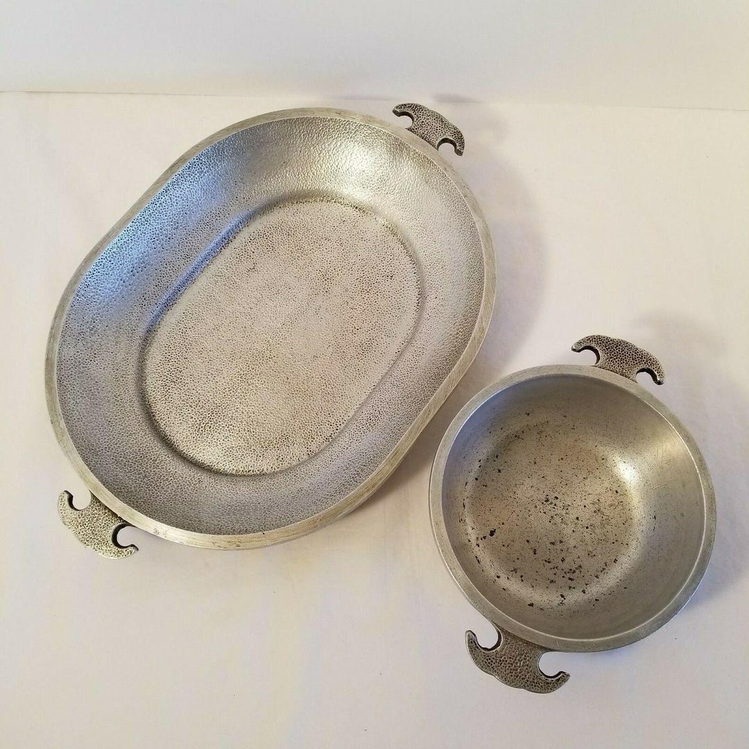 Guardian Service Cookware - Large Oval Serving Tray + Small Bowl - 2pcs ...