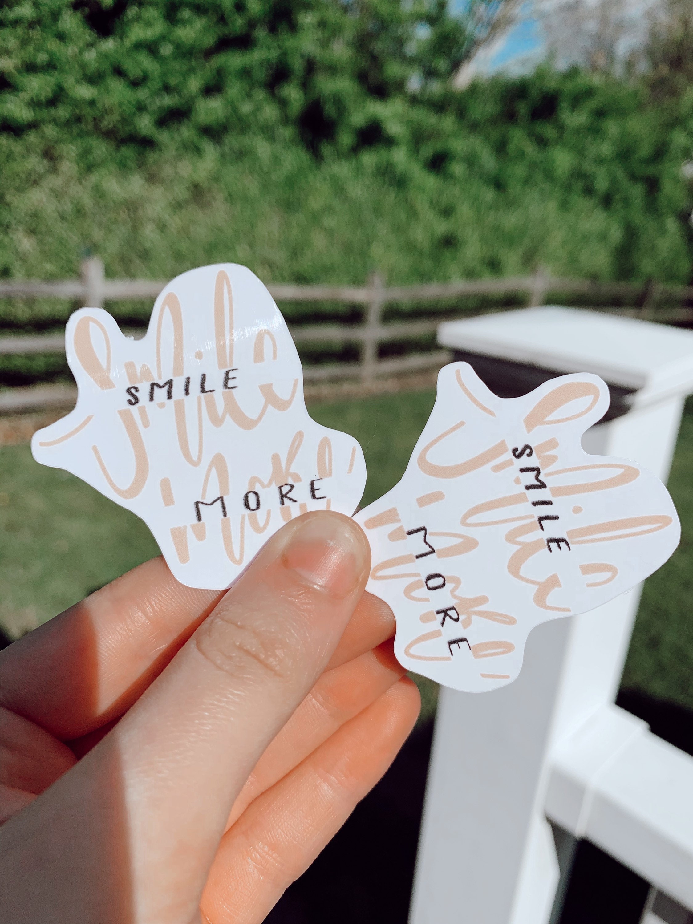 Smile More Sticker | Etsy