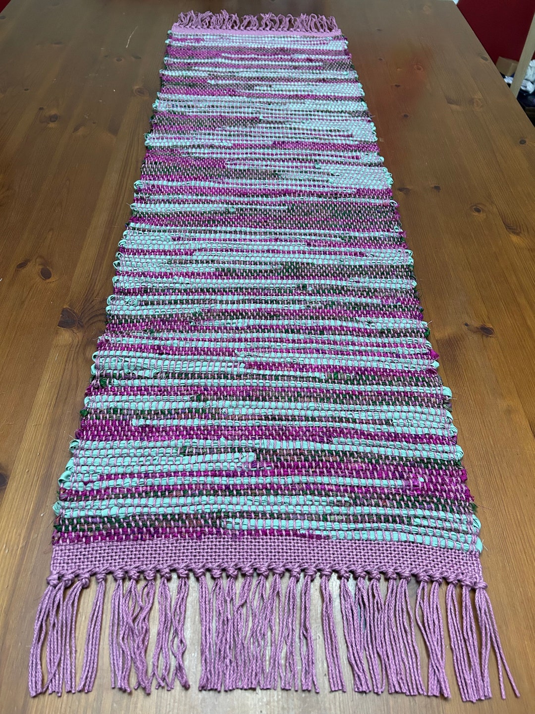 Handcrafted Upcycled Table Decor Made With Recycled Cloth: Handwoven ...