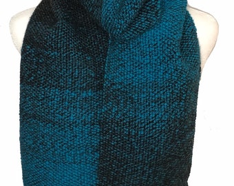 Teal Winter Scarf | Etsy