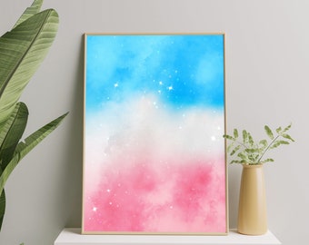 Trans Art Print - Etsy