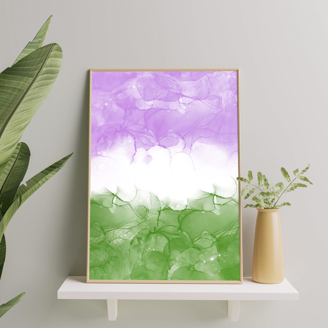 Queer Subtle Art Print, Queer Wall Art Poster, Queer Painting, Gender ...