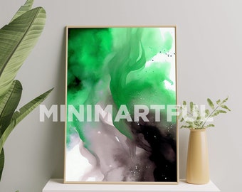 Subtle Asexual Flag Art Print, Asexual Pride Marble Wall Art Poster ...