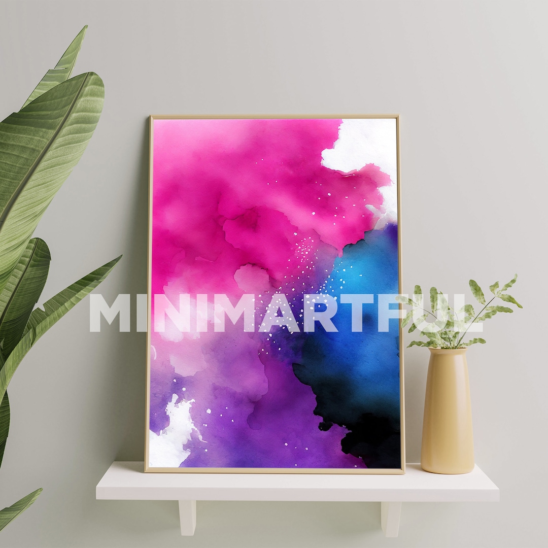 Subtle Gender Fluid Pride Flag, Gender Fluidity Wall Art Poster ...