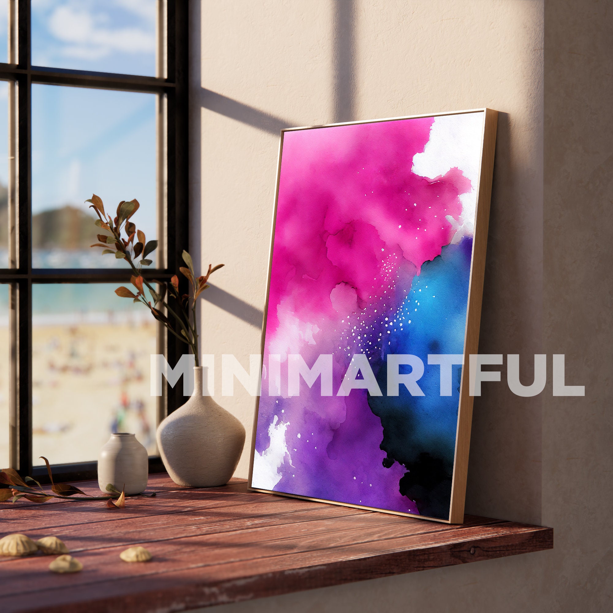 Subtle Gender Fluid Pride Flag, Gender Fluidity Wall Art Poster ...