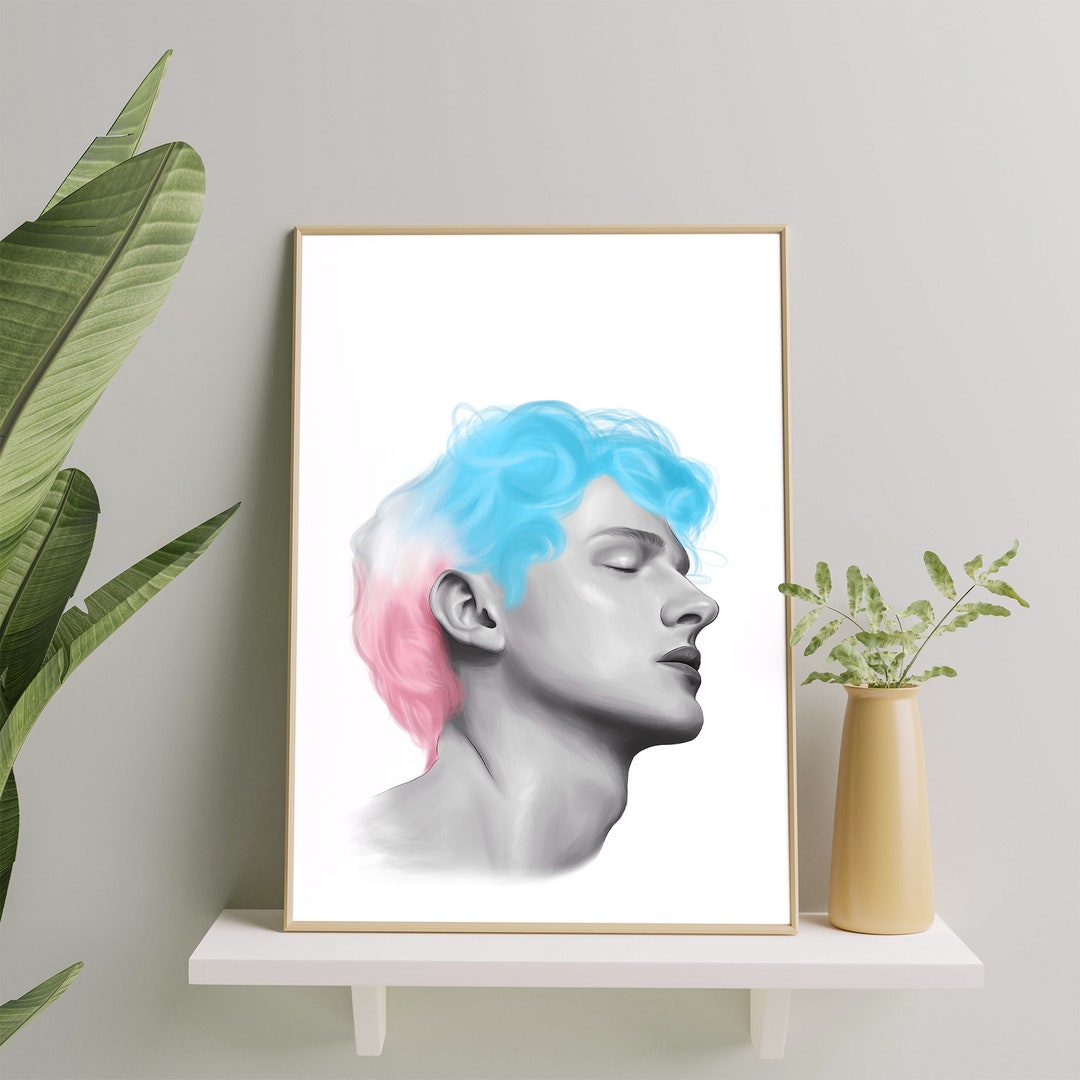 Transgender Art Print Trans Wall Art Poster Transgender - Etsy